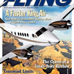 Year 2008, Flying Magazine - Etsy