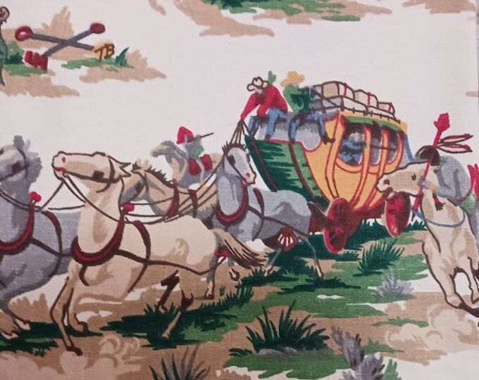 Waverly Wild West Western, Fabric Printed Decorative Drapery Home Décor ...