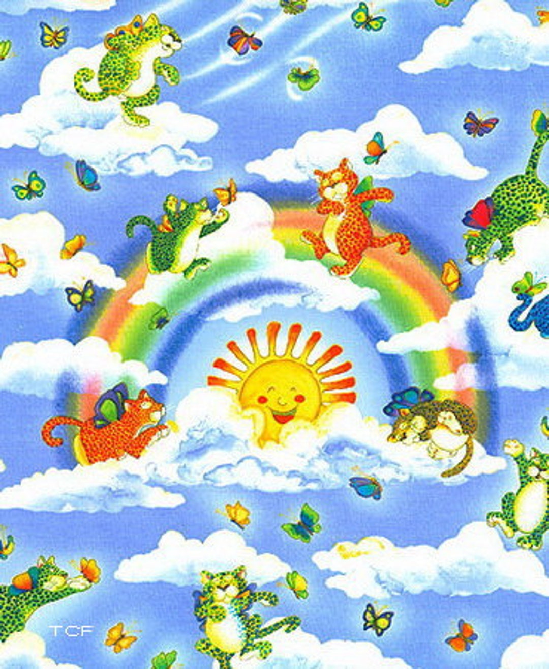 Leaping Leopard, Quilt or Craft Fabric, Fabric - Etsy