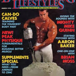 Year 1991, WBF Bodybuilding Lifestyles Magazine - Etsy