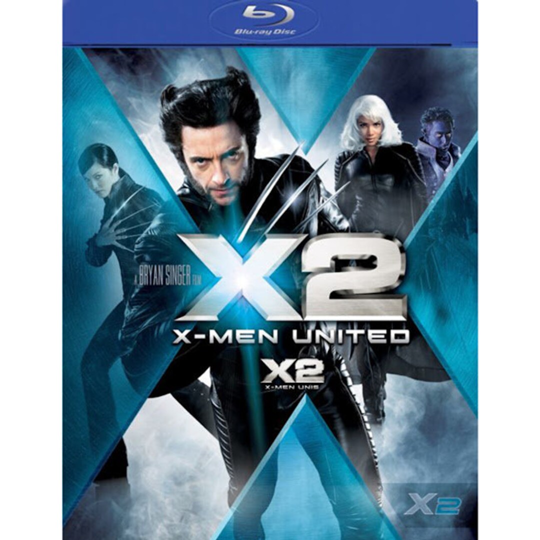 X2 X-men United Blu-ray Movie 2 Dics DVD - Etsy