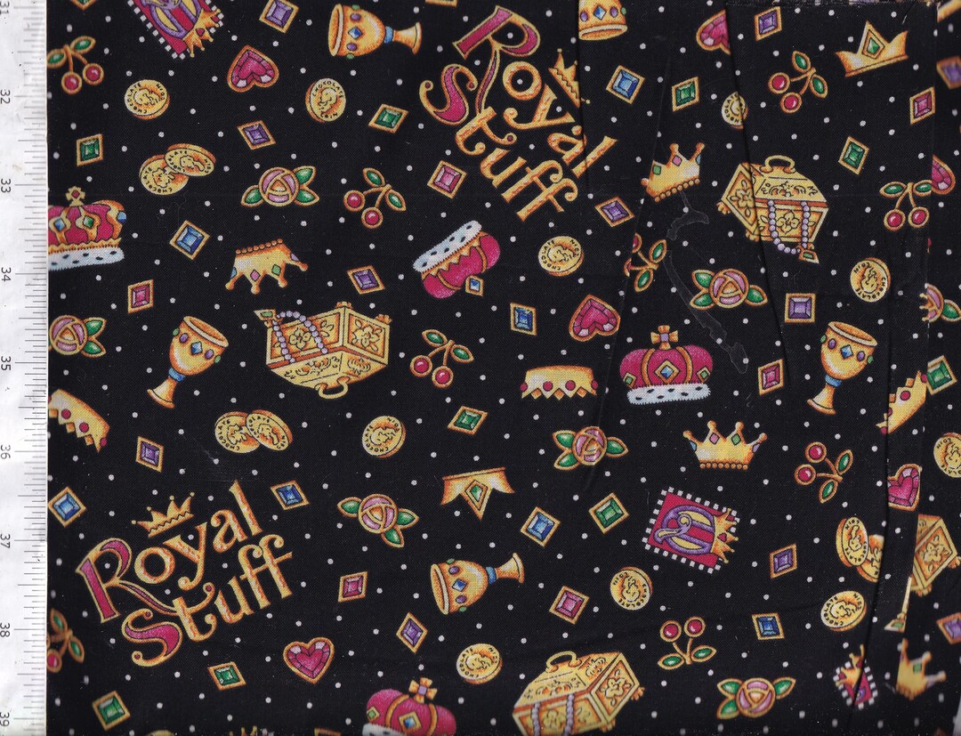 Royal Stuff, Quilt or Craft Fabric, Fabric - Etsy