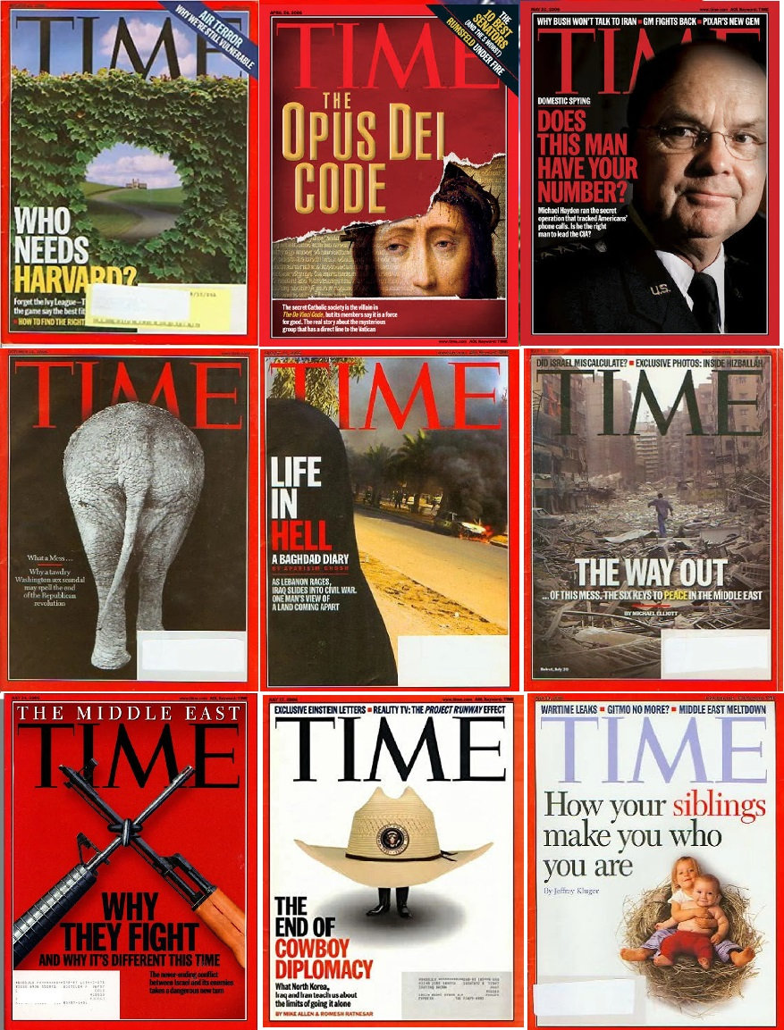 Time Magazine Covers By Year