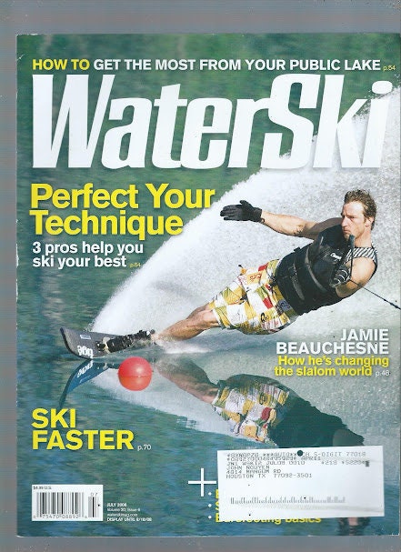 Year 2008, Waterski Magazine - Etsy
