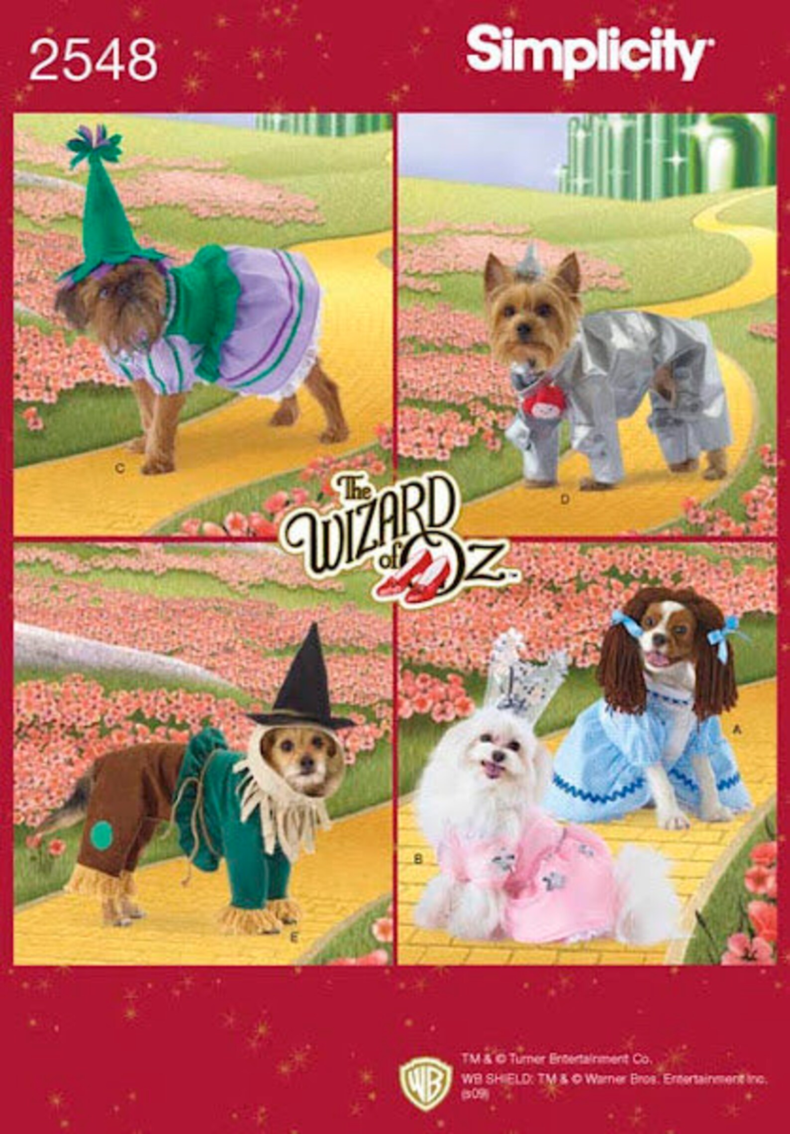 Simplicity Sewing Pattern 2548 Dog Costumes, A XS, S, M - Etsy