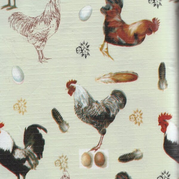 Rooster Tablecloth - Etsy