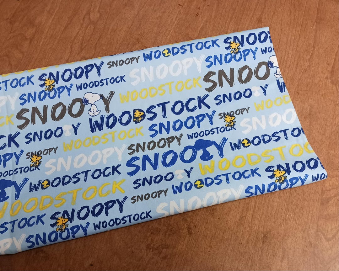 Snoopy ~ Fabric for Small Table Runner, Toilet Tank Topper Runner ...