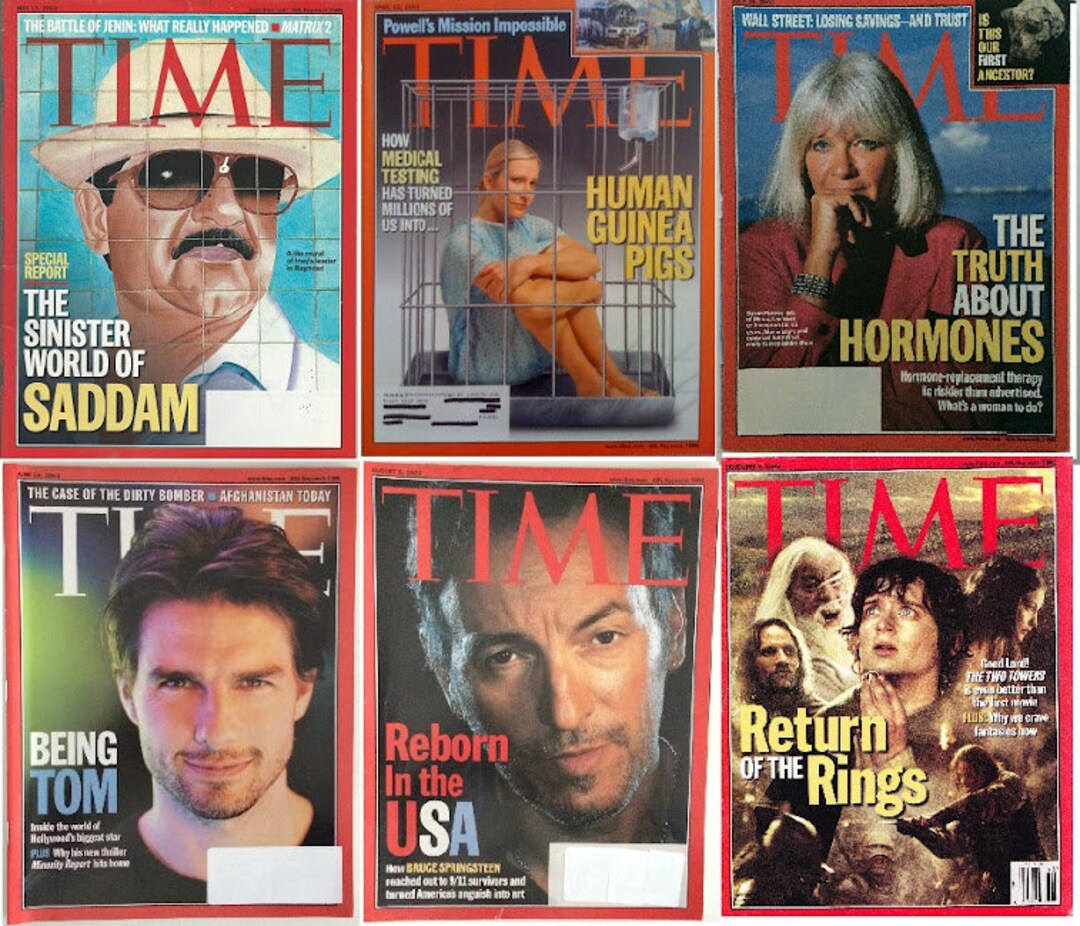 Year 2002, Time Magazine - Etsy