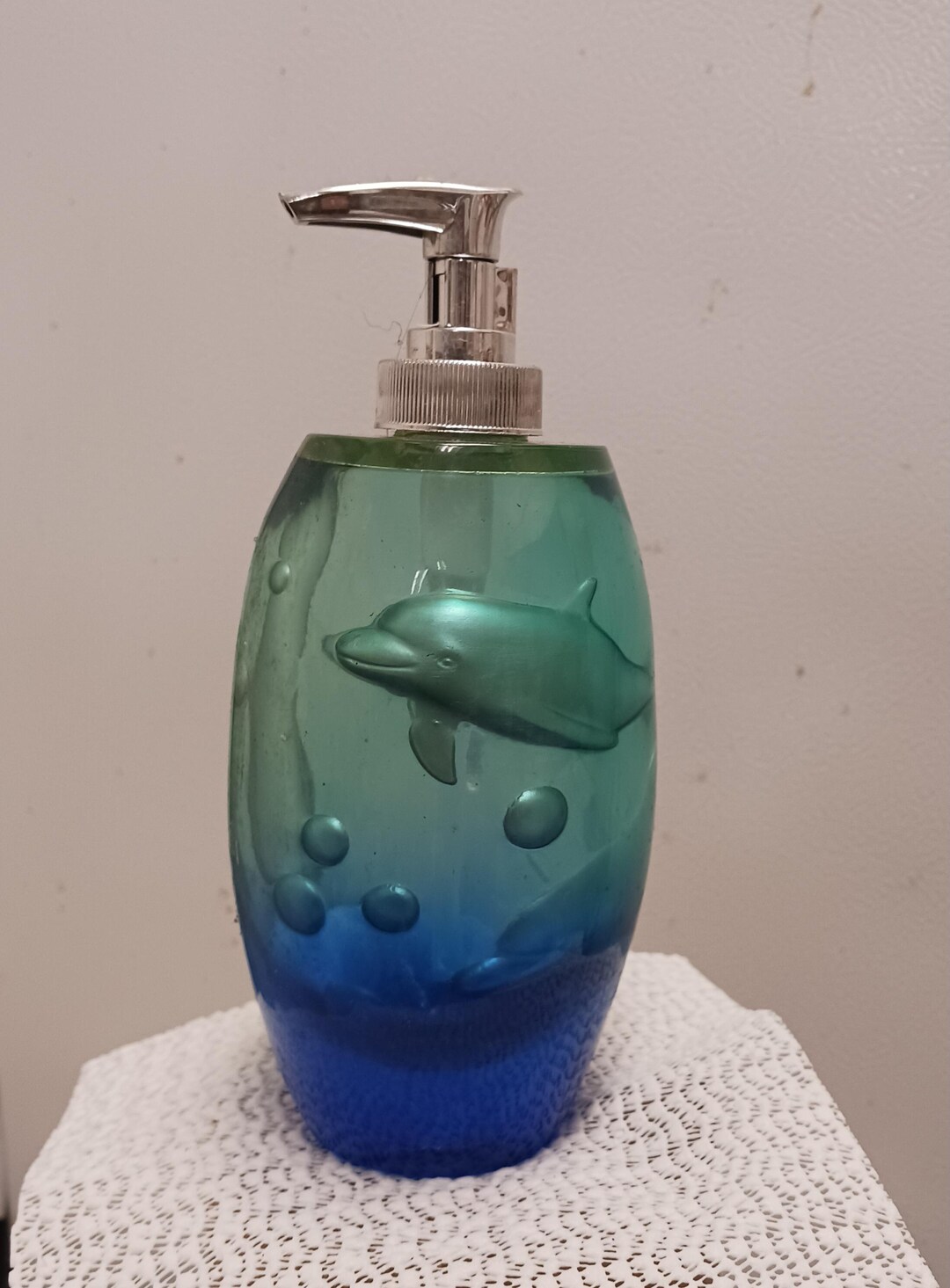 Vintage Bathroom Soap Lotion Pump Dispenser or Tumbler - Dolphin - Etsy