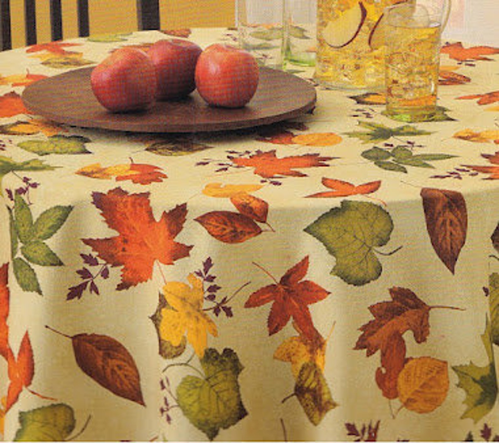 Autumn Fall Leaves (hadley) Tablecloth 60x84'' Oblong - Etsy