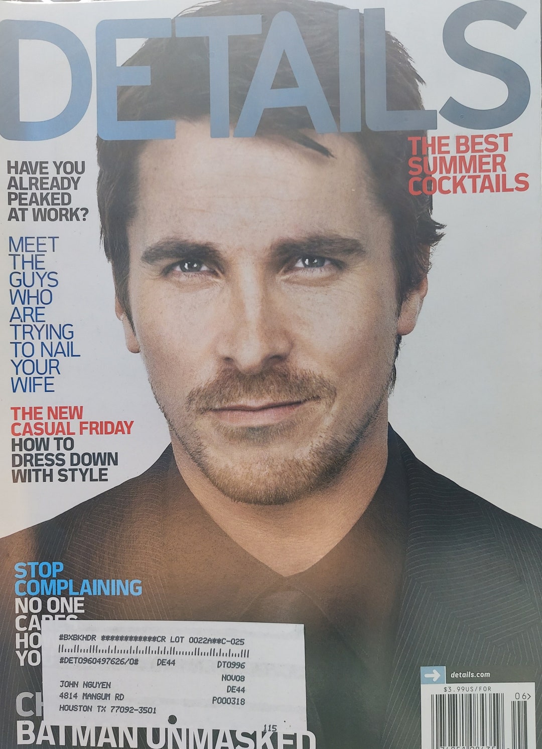 Year 2008, Details Magazine June/july 2008 - Etsy