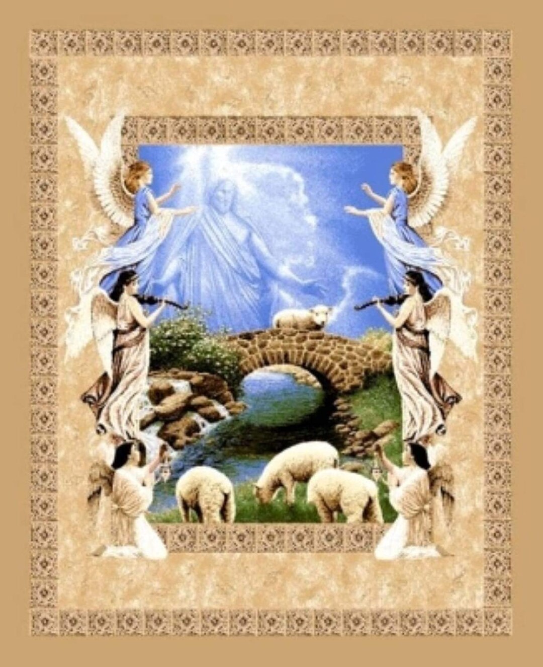 Amazing Grace With Waterfall Fabric Panel - Etsy