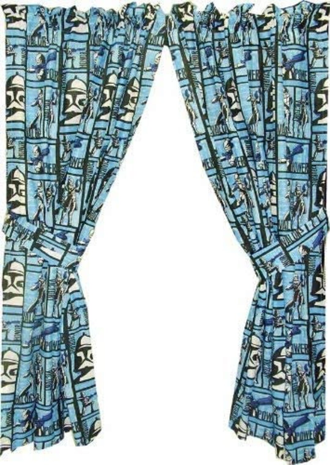 Vintage EBT0210 Curtain Panels Star Wars the Clone Wars - Etsy