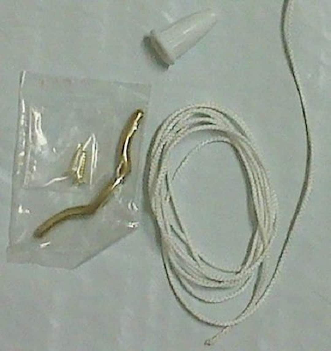 DIY Roman Shade Kit: Shade Rings, Lift Cord, Screws Eye, Cord Lock ...