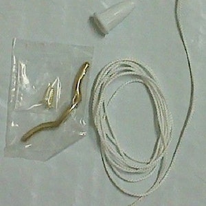 DIY Roman Shade Kit: Shade Rings, Lift Cord, Screws Eye, Cord Lock ...