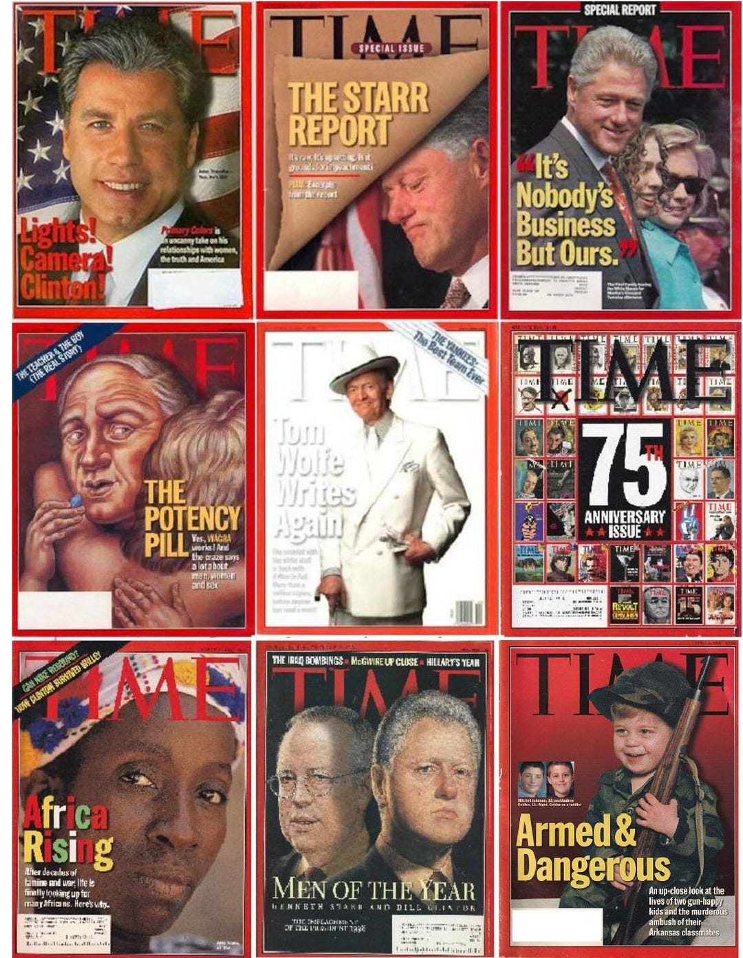 Year 1998, Time Magazine - Etsy