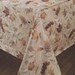 Autumn Fall Leaves Damask Fabric Tablecloth - Etsy