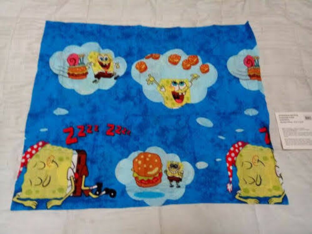 Spongebob and His Favorite Food Pillow Sham - Etsy