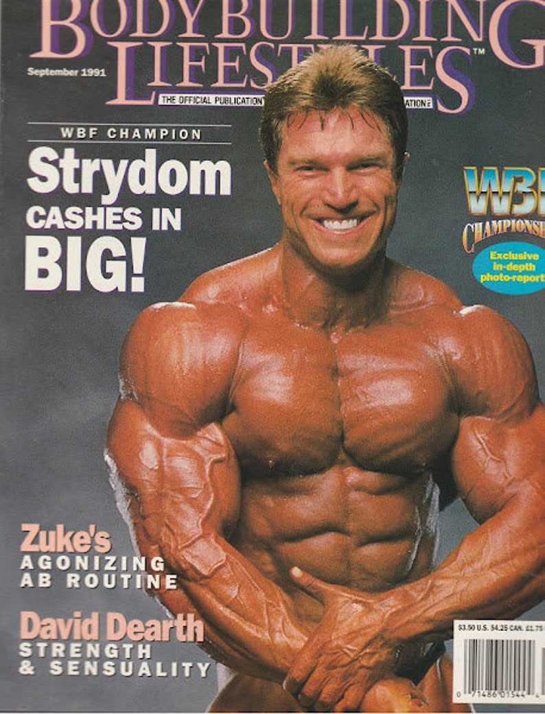 Year 1991, WBF Bodybuilding Lifestyles Magazine - Etsy