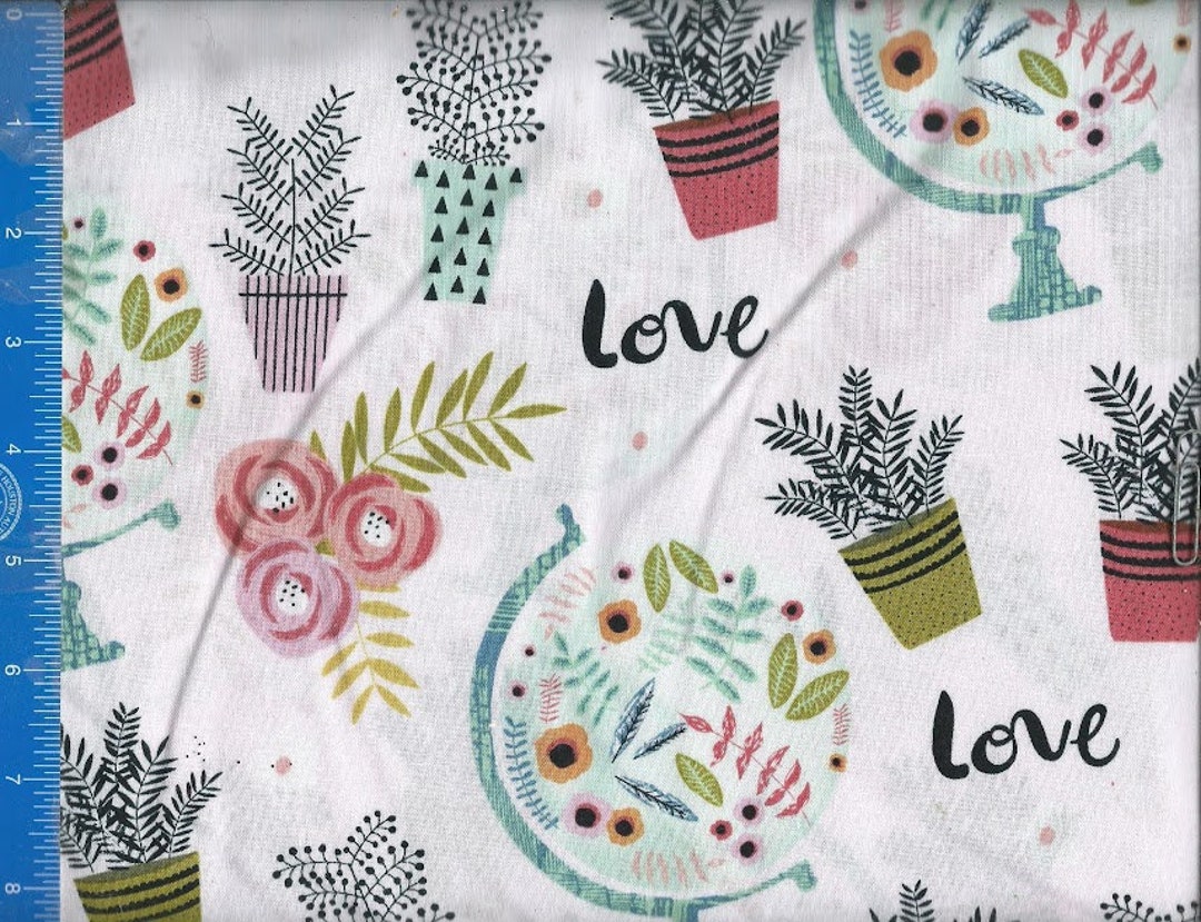 Botanical All Over, Quilt or Craft Fabric, Fabric - Etsy