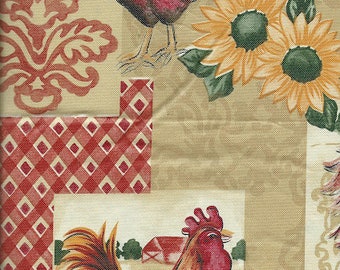 Rooster Tablecloth - Etsy