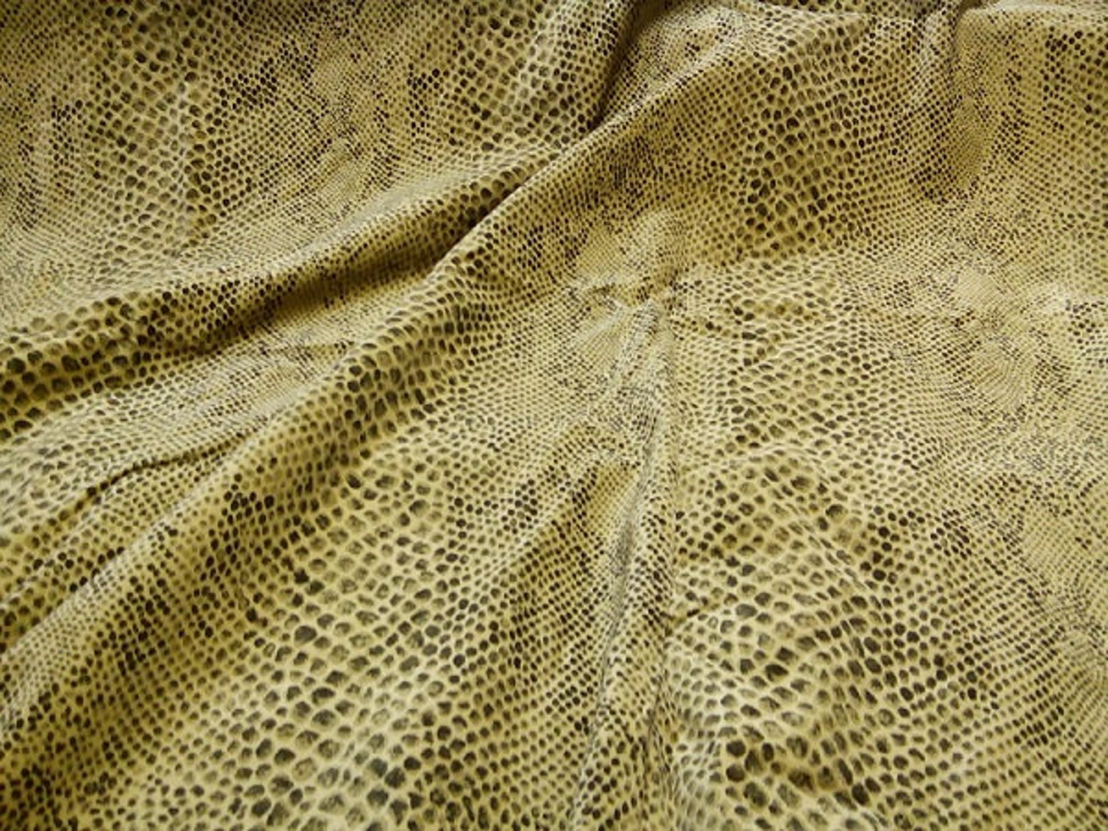 Snake Python Skin Faux Suede Fabric Decorative - Etsy