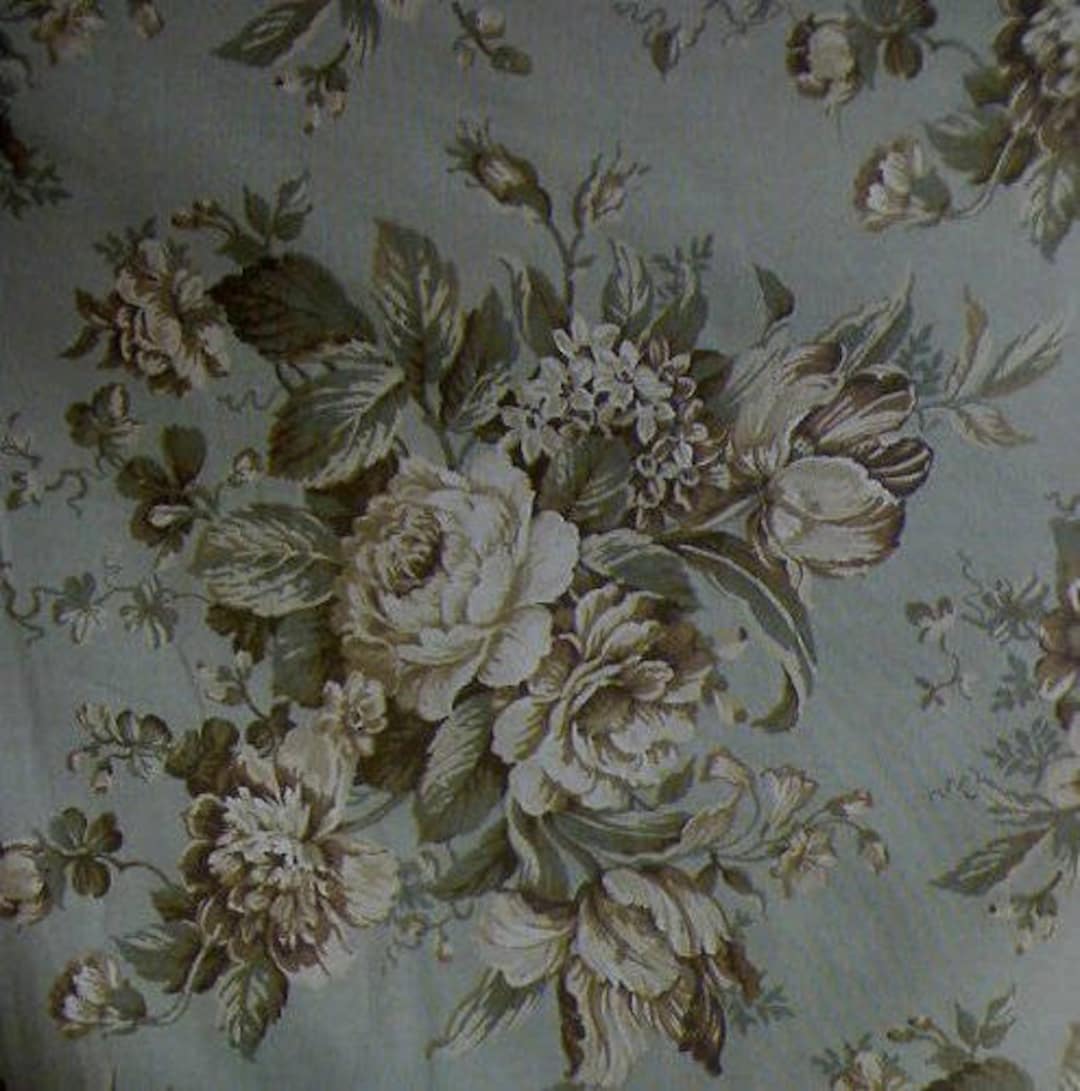 Waverly Bridgewater Floral Color Mist, Fabric Drapery, Upholstery, Home ...