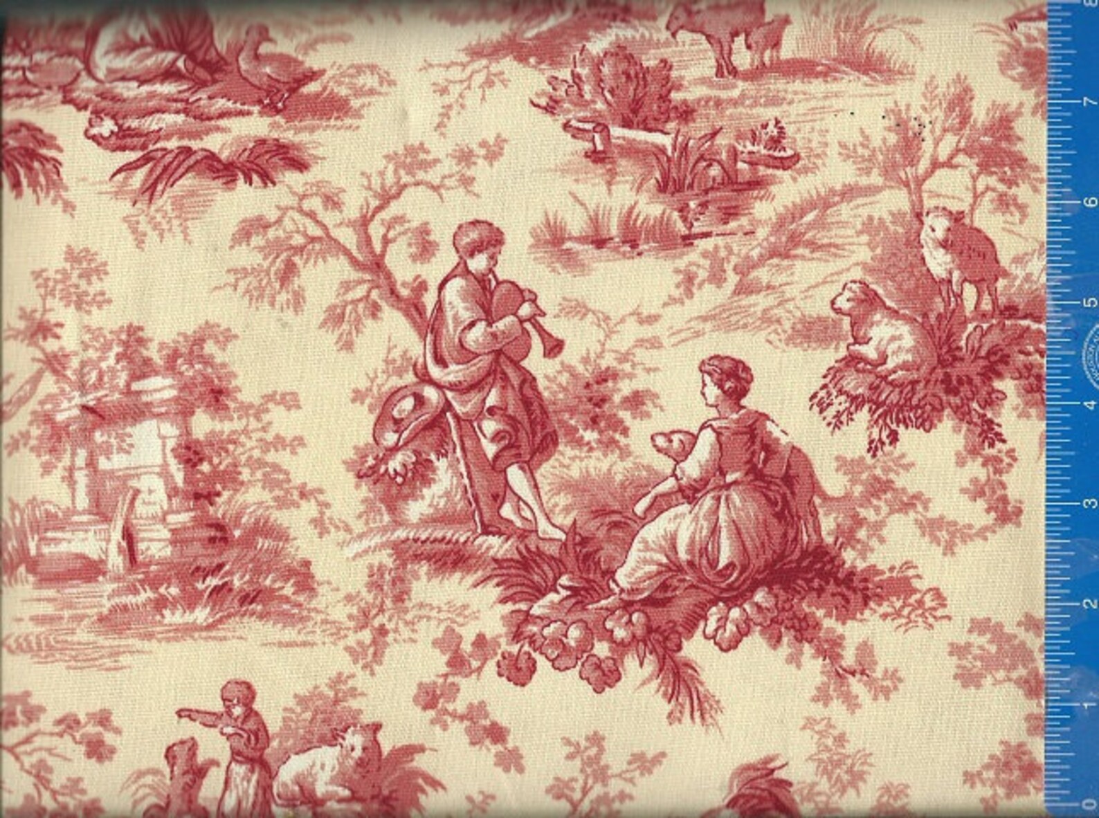 Inspiration Screen Toile Color Antique Waverly Crafting | Etsy