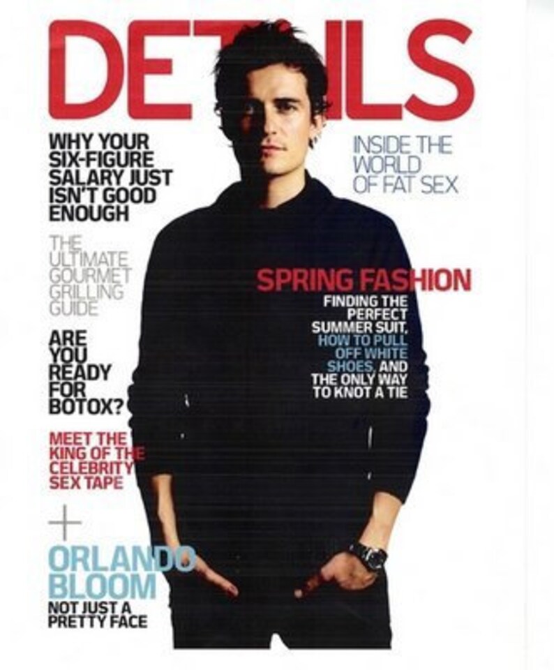 Year 2007, Details Magazine - Etsy