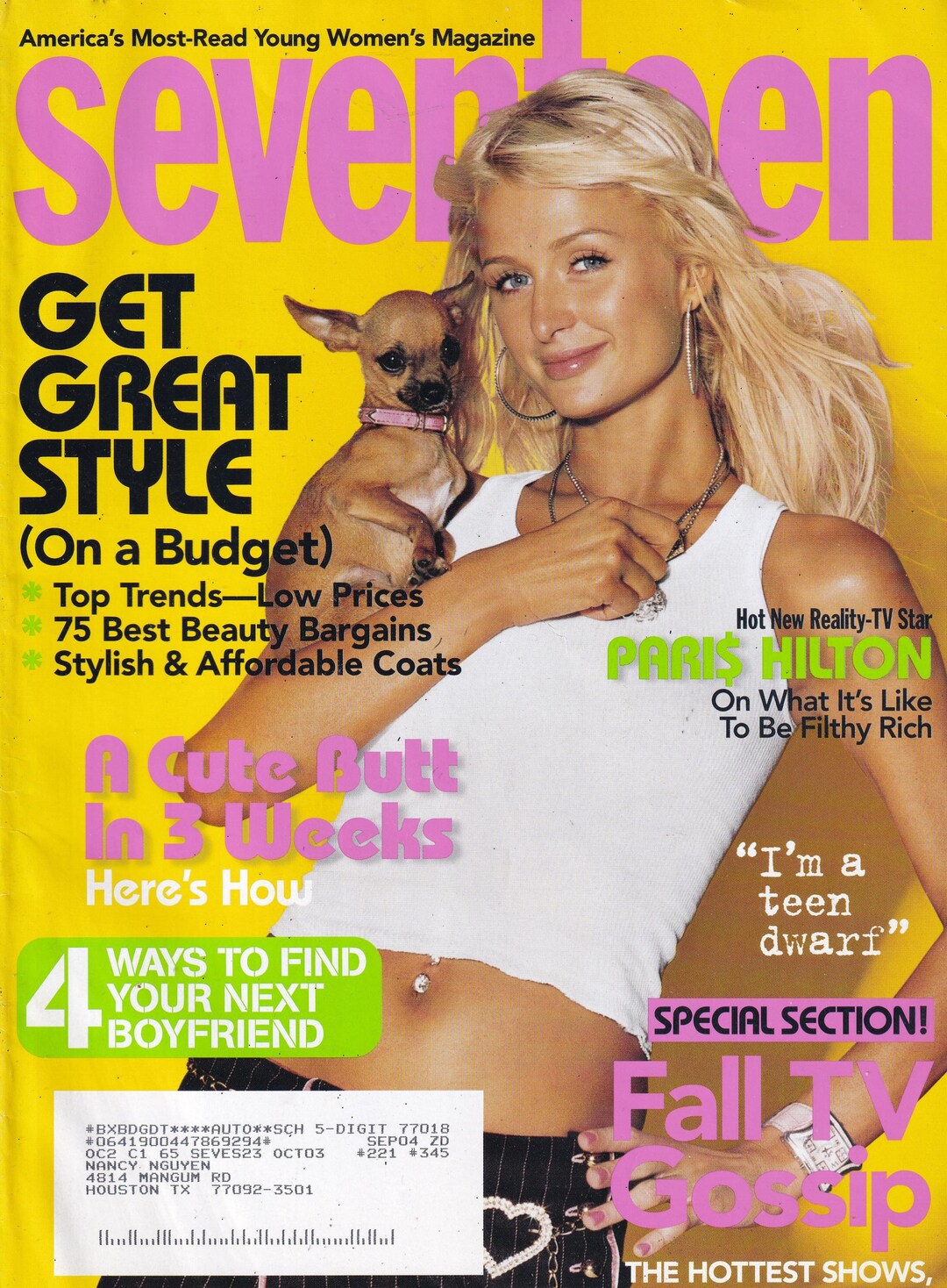 2003, Seventeen Magazine October 2003 - Etsy
