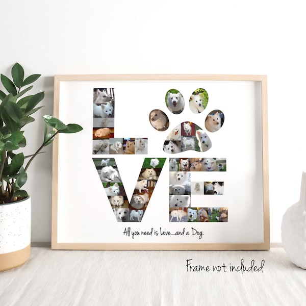 Dog Photo Collage - Etsy