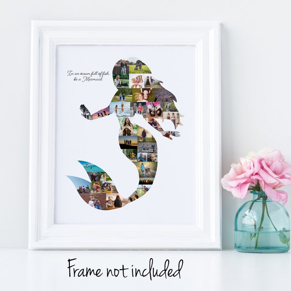 Mermaid Collage - Etsy