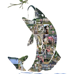 Personalized Fish Photo Collage - Christmas or Birthday Gift for Him ...