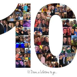 Personalized 10th Birthday Gift - 10th Anniversary Party Decoration ...