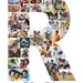 Letter R Photo Collage - Personalized Monogram Picture Collage ...