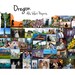 Oregon State Map Photo Collage, Travel Souvenir for an Oregon Vacation ...