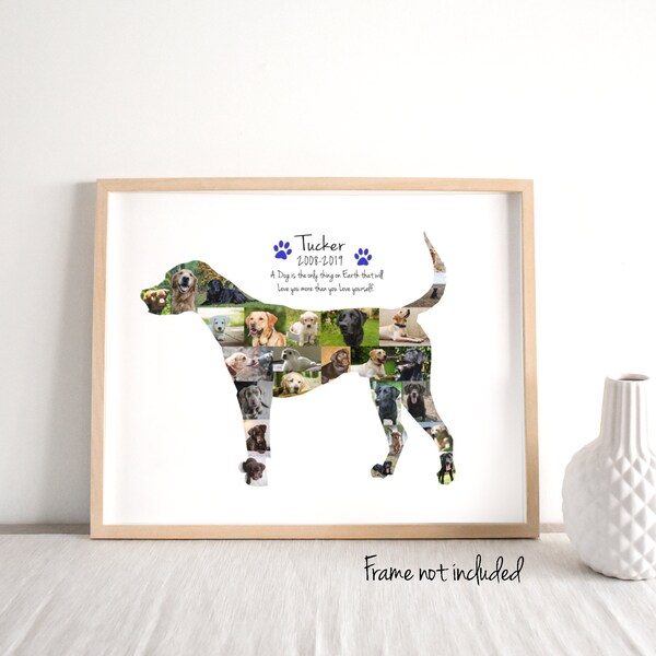Dog Photo Collage - Etsy