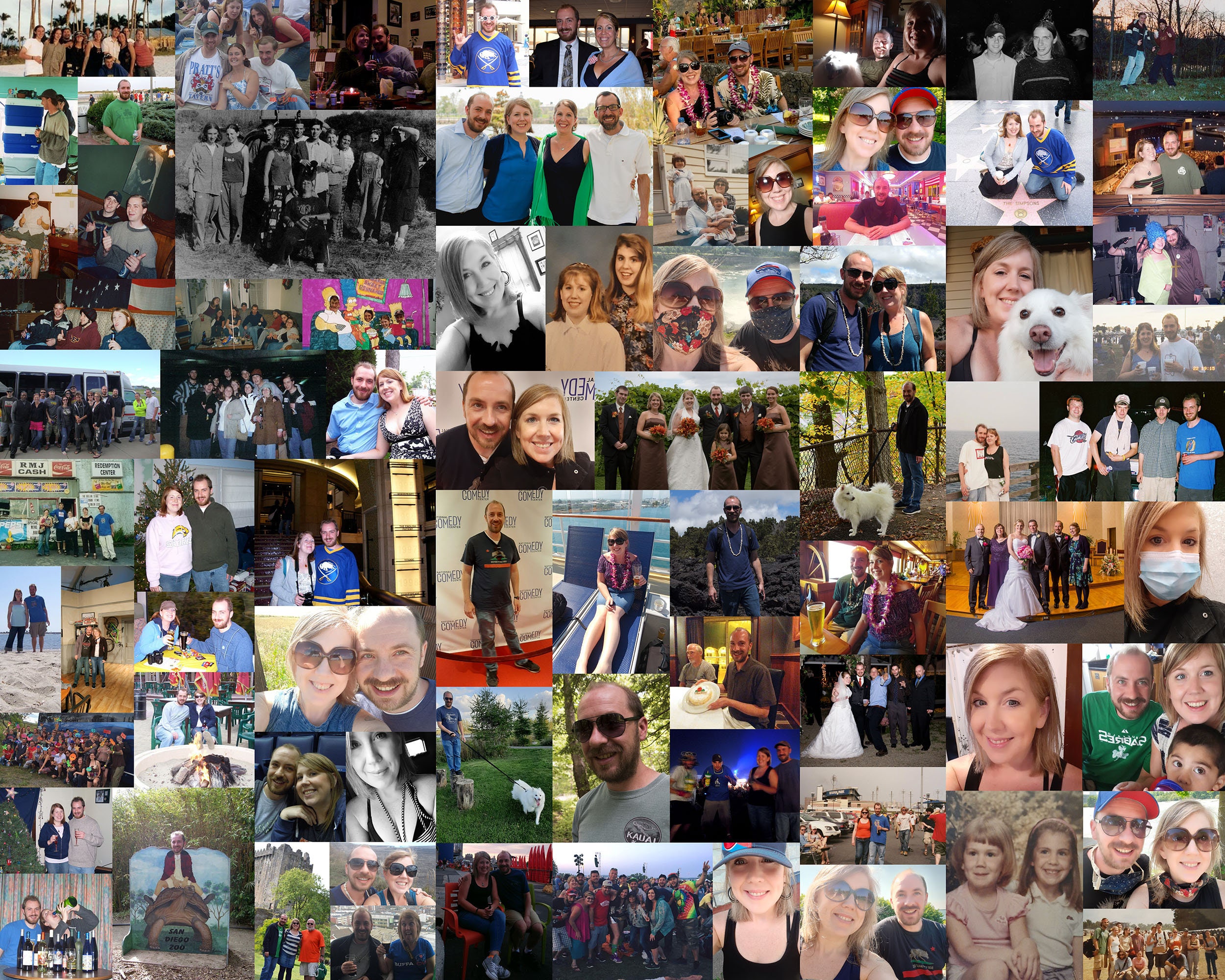Custom Photo Collage Keepsake Art Print - Holds up to 100 of Your ...
