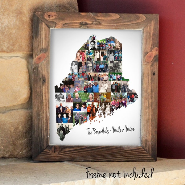 State Photo Collage - Etsy