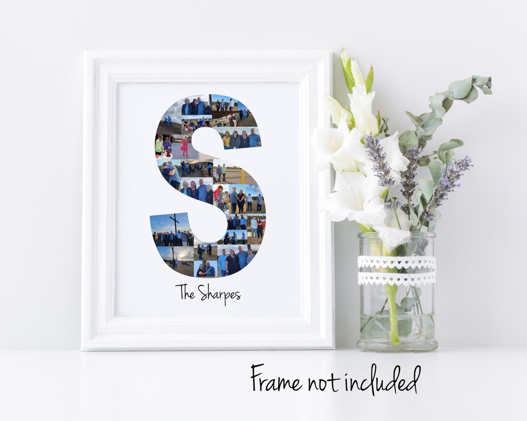 Letter S Photo Collage - Personalized Monogram Picture Collage ...