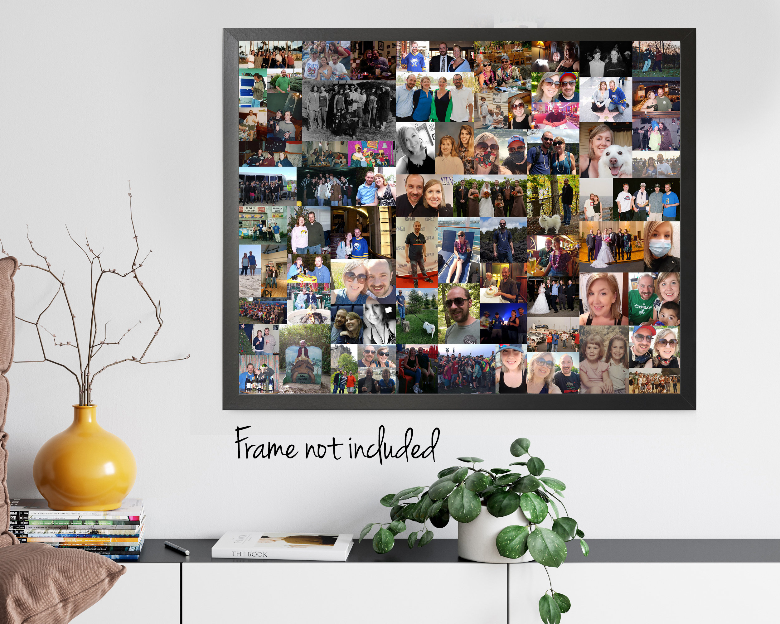 Custom Photo Collage Keepsake Art Print Holds up to 100 of - Etsy Canada