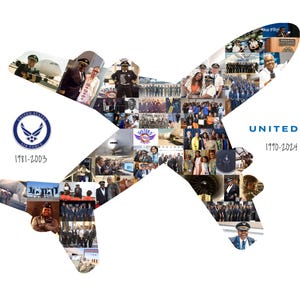 Airplane Photo Collage - Pilot, Flight Attendant Retirement Gift ...