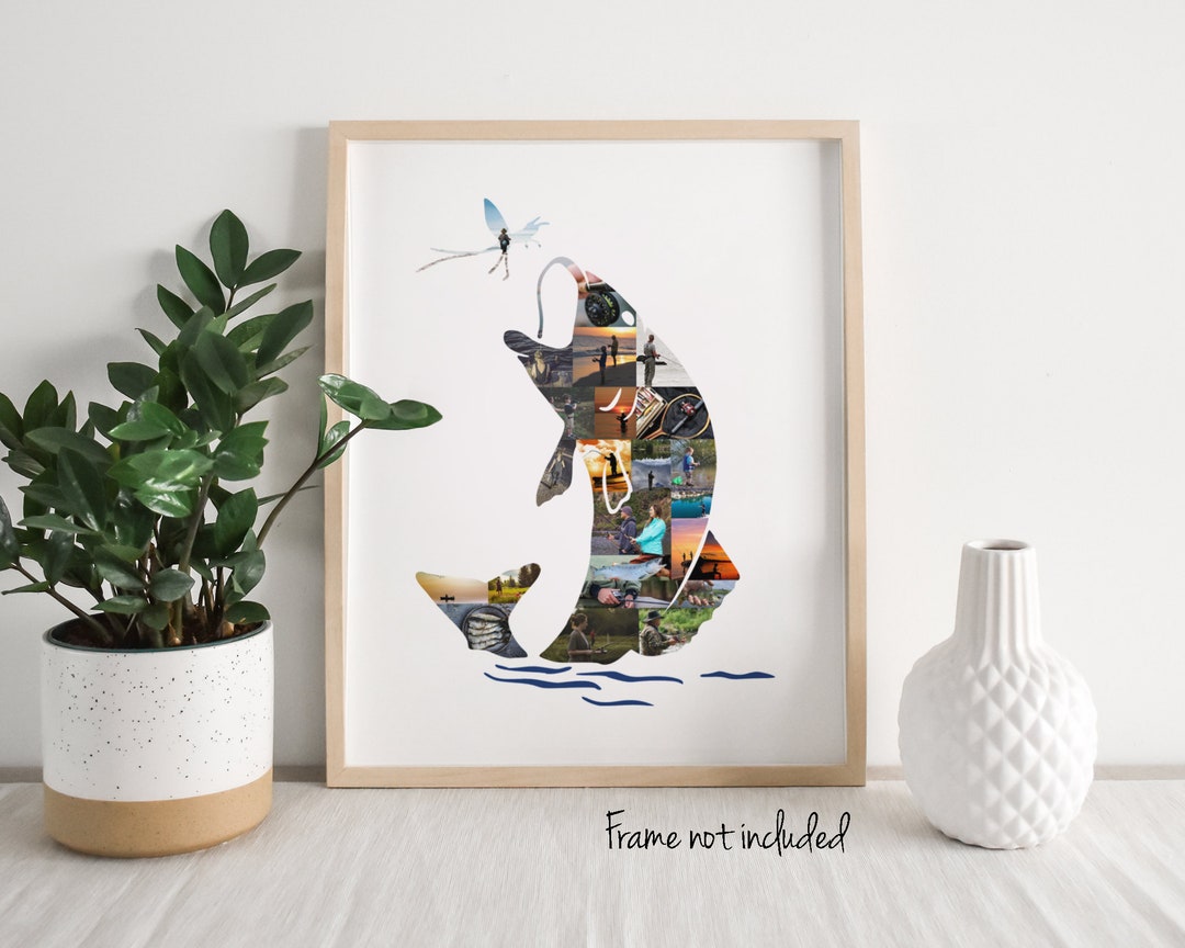 Personalized Fish Photo Collage - Christmas or Birthday Gift for Him ...