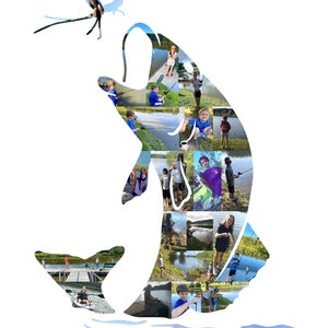 Personalized Fish Photo Collage - Christmas or Birthday Gift for Him ...