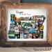 Oregon State Map Photo Collage, Travel Souvenir for an Oregon Vacation ...