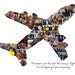 Airplane Photo Collage Pilot, Flight Attendant Retirement Gift Plane ...