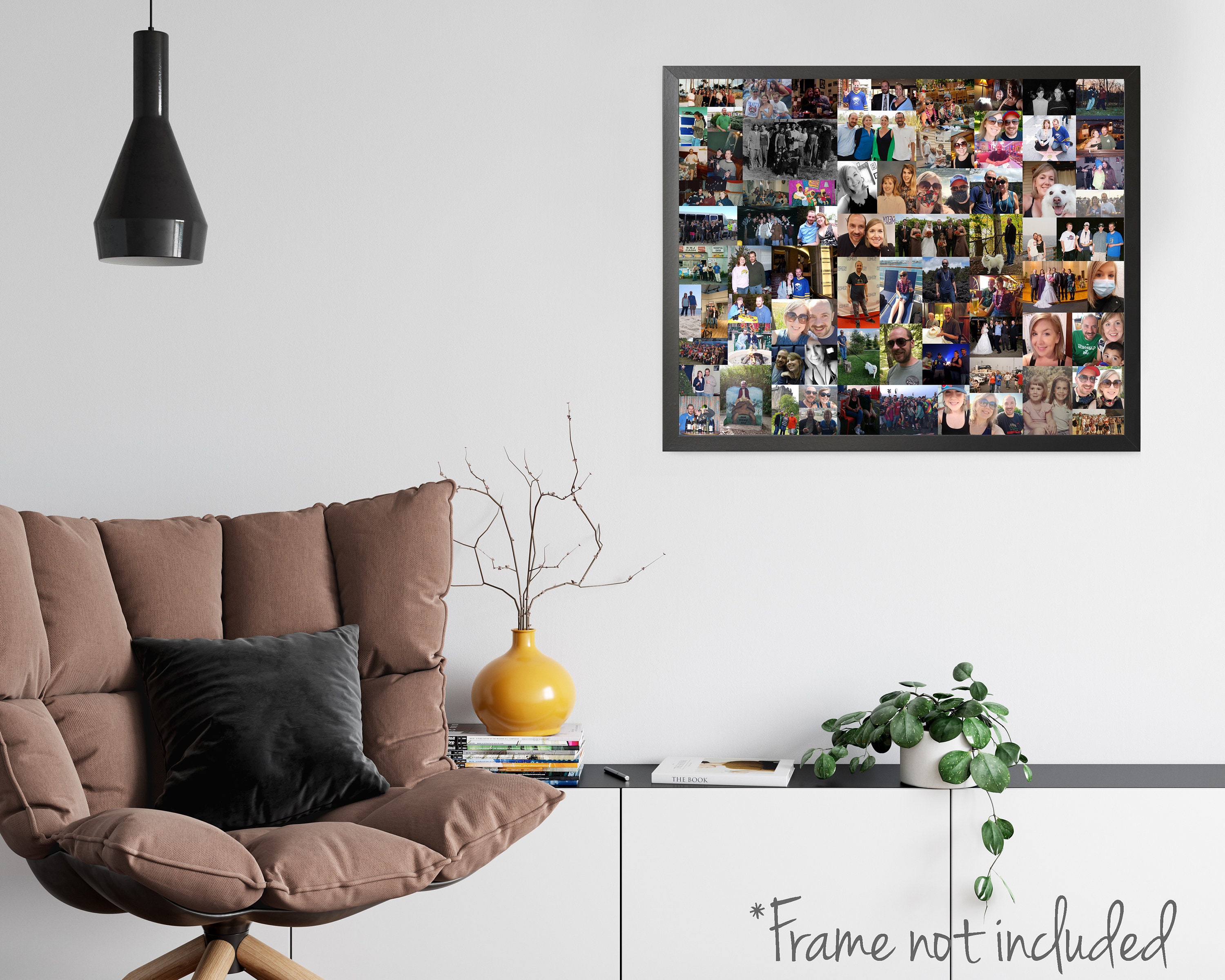 Custom Photo Collage Keepsake Art Print Holds up to 100 of | Etsy Canada