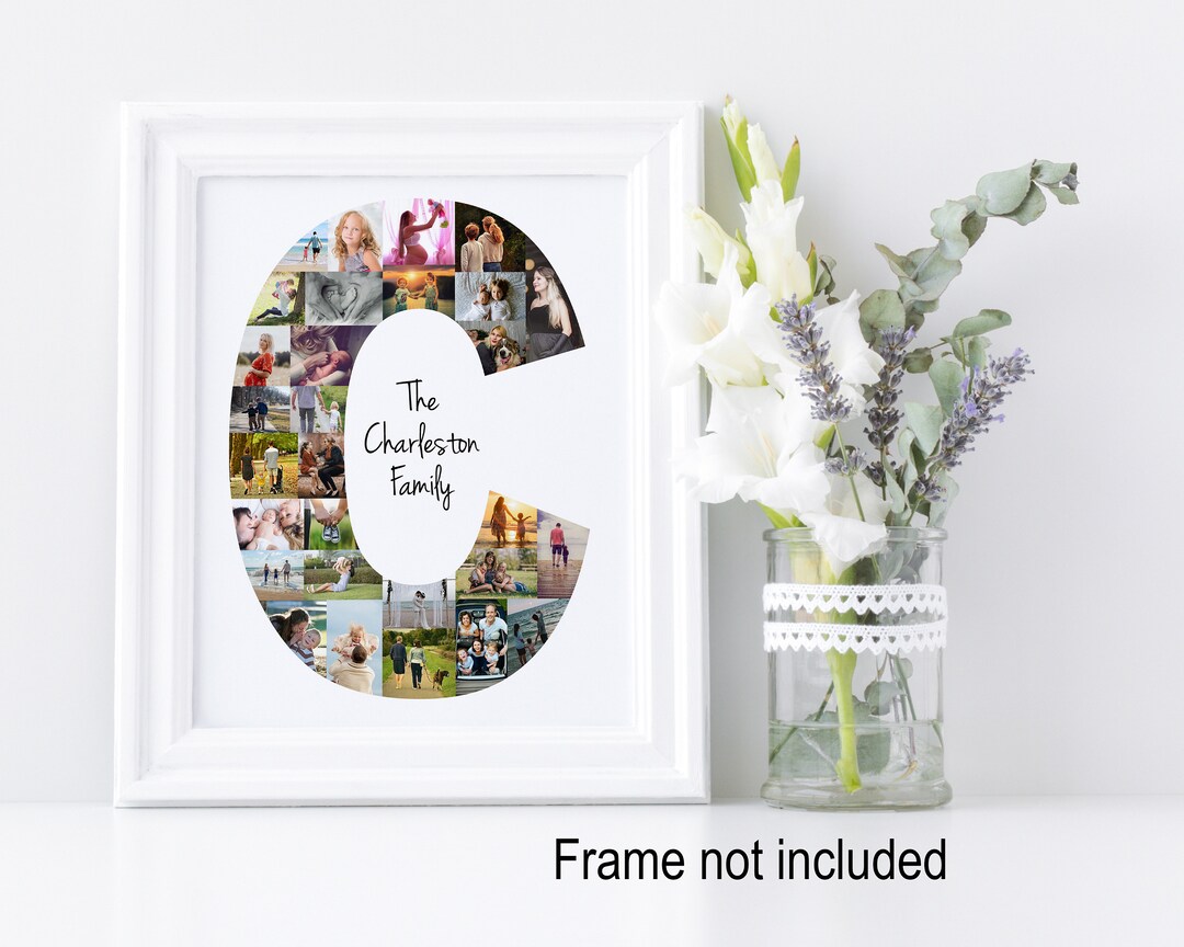 Letter C Photo Collage - Personalized Monogram Picture Collage ...