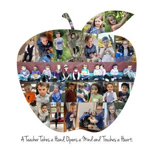 Personalized Teacher Appreciation Gift - Custom Made Apple Photo ...