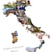 Personalized Italy Map Photo Collage - Vacation Keepsake - Custom Made ...